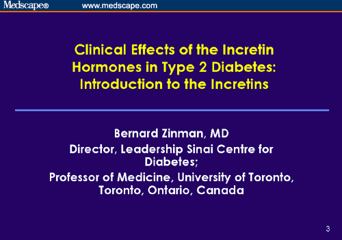 Clinical Effects of the Incretin Hormones in Type 2 Diabetes (Archived ...