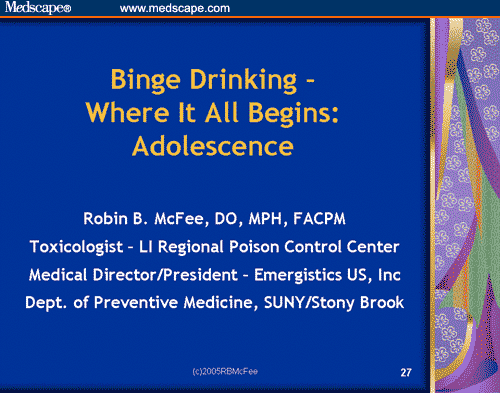 Adolescents and Binge Drinking: A Clinical Approach