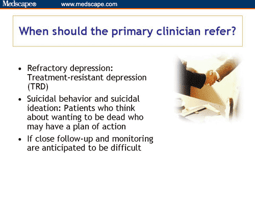 The Diagnosis and Treatment of Depression in Primary Care: An Evidence ...