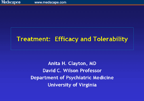 Achieving Remission in Depression: Efficacy and Tolerability Considerations