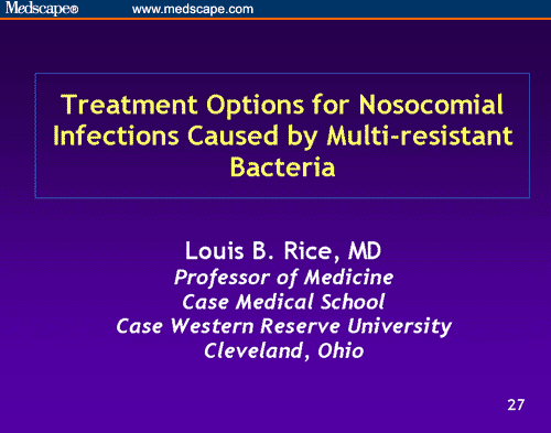 Emerging Bacterial Pathogens: Infection Control and Management of ...