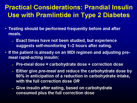 Amylin Replacement for Insulin-Treated Patients With Type 1 or Type 2 ...