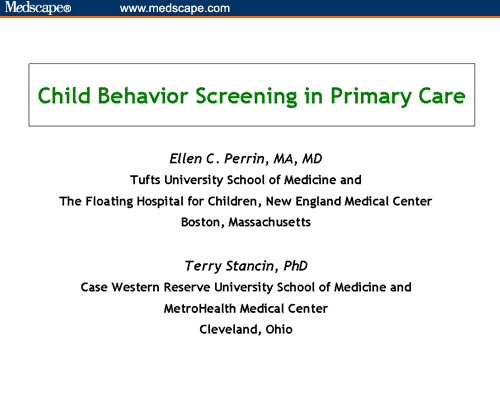 Child Behavior Screening in Primary Care