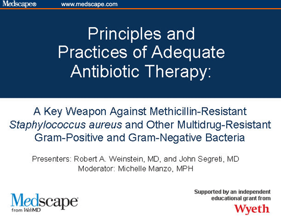 Principles and Practices of Adequate Antibiotic Therapy -- A Key Weapon ...