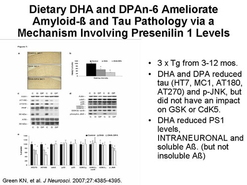 DHA and Dementia: Preserving Cognition in the Aging Patient (Slides ...