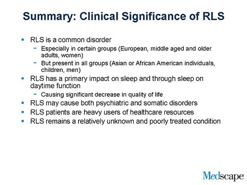 Insights Into Restless Legs Syndrome: Understanding the Patient ...