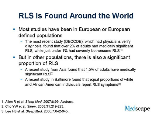 Insights Into Restless Legs Syndrome: Understanding the Patient ...