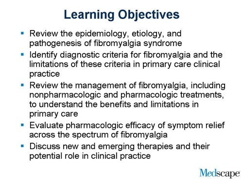 Recognizing Fibromyalgia Syndrome as a True Disease Entity