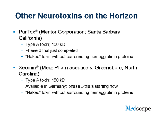 Neurotoxins: In the Clinic and on the Horizon (Slides With Transcript)