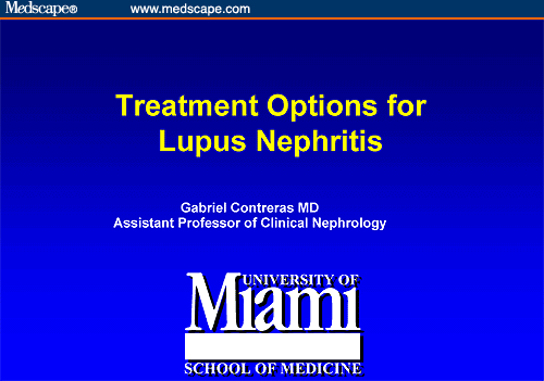 Treatment Options for Lupus Nephritis