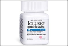 Iclusig (ponatinib) dosing, indications, interactions, adverse effects ...