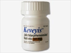 Keveyis, Ormalvi (dichlorphenamide) dosing, indications, interactions ...
