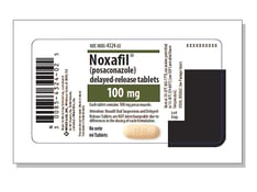 Noxafil (posaconazole) dosing, indications, interactions, adverse ...