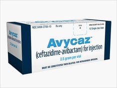 Avycaz (ceftazidime/avibactam) dosing, indications, interactions ...