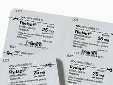 Rydapt (midostaurin) dosing, indications, interactions, adverse effects ...