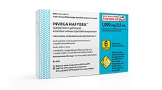 Invega, Invega Sustenna (paliperidone) dosing, indications ...