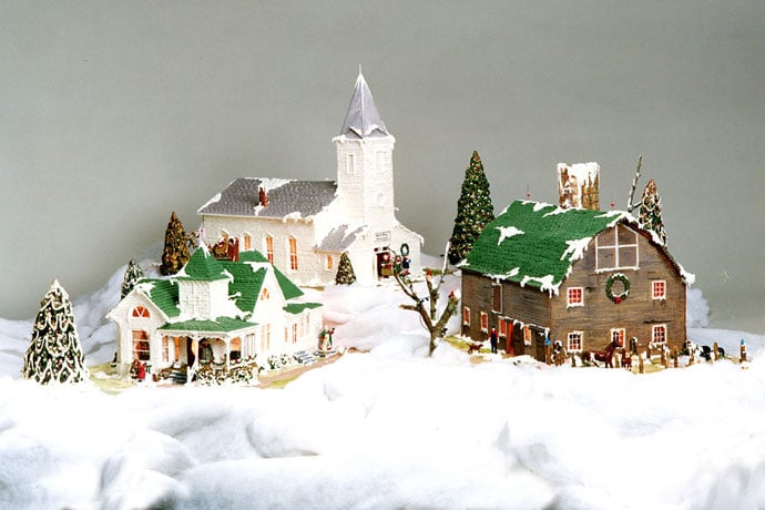 A Surgeon's Masterful Gingerbread Houses