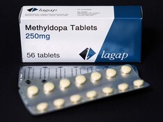Methyldopa dosing, indications, interactions, adverse effects, and more