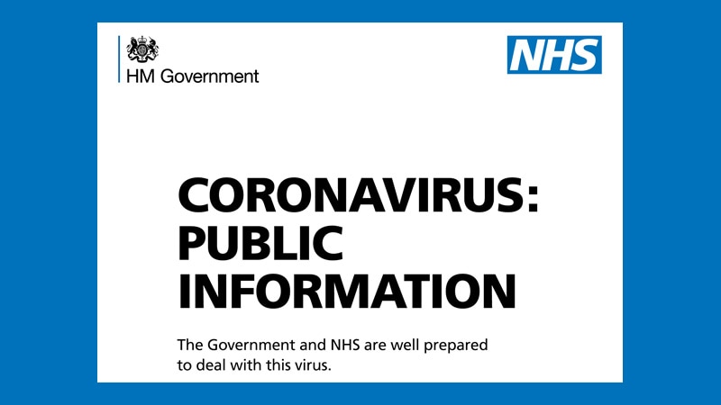 New Coronavirus: UK Public Health Campaign Launched