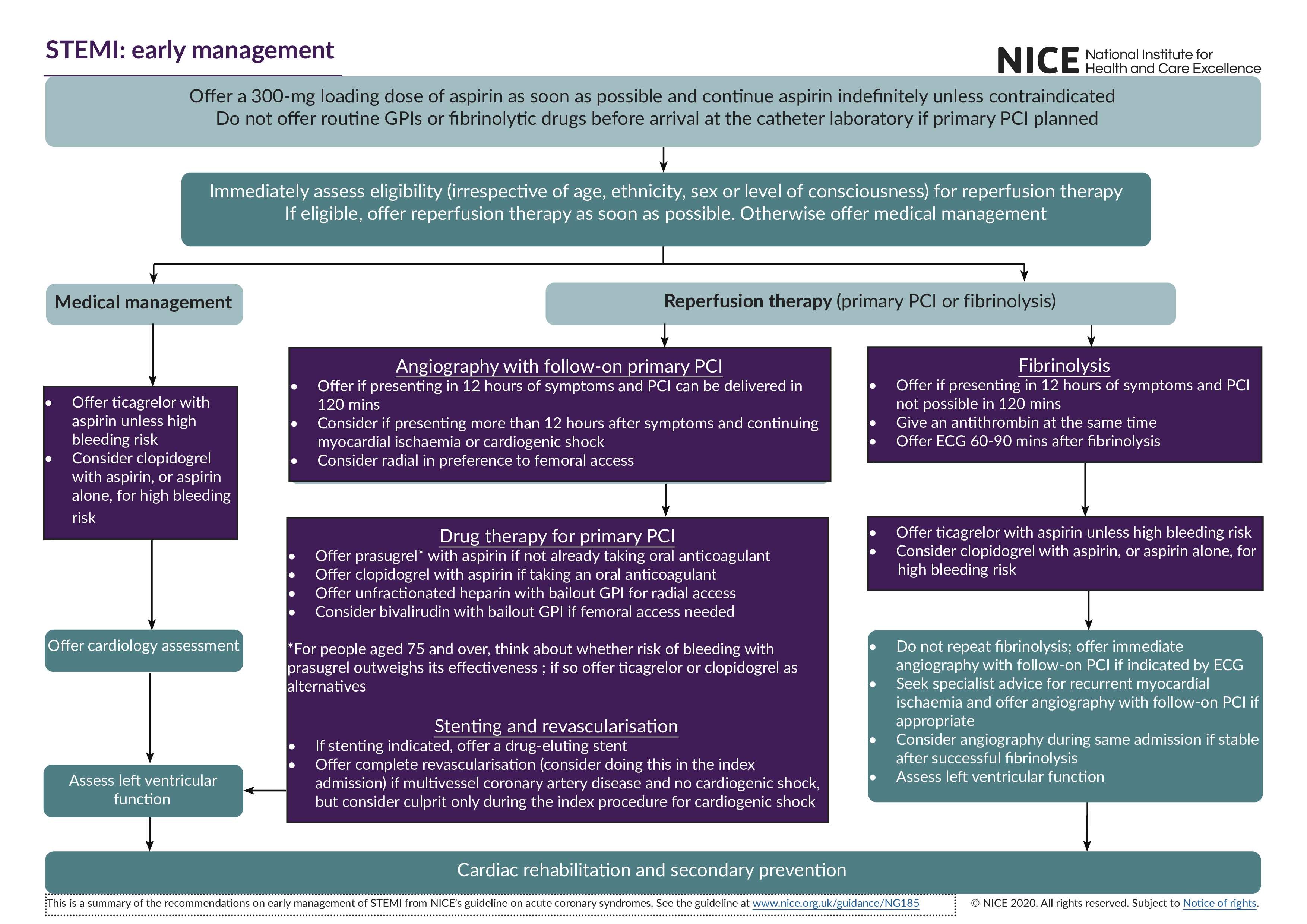 Acute Coronary Syndromes, Management in Secondary Care: NICE
